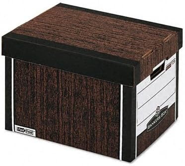 R-Kive Max Storage - Letter/Legal- Locking Lid- Woodgrain- 4/Carton ...