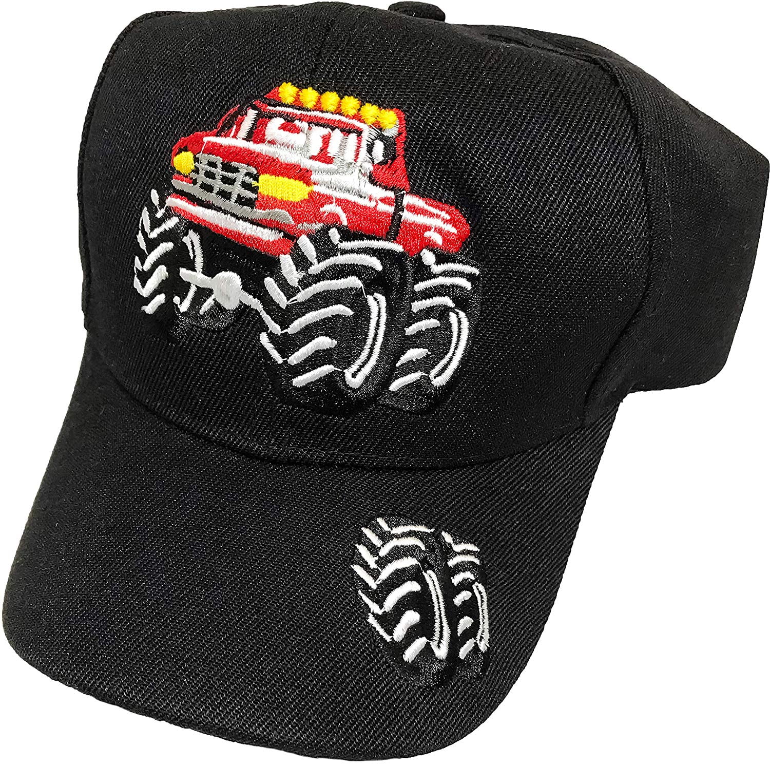 R&M Headwear Children's Embroidered Monster Truck Baseball Hat/Cap ...