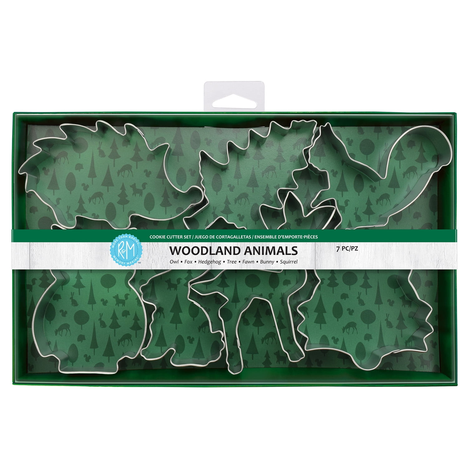 R&M International 7 Piece Woodland Animals Cookie Cutter Set - Walmart.com