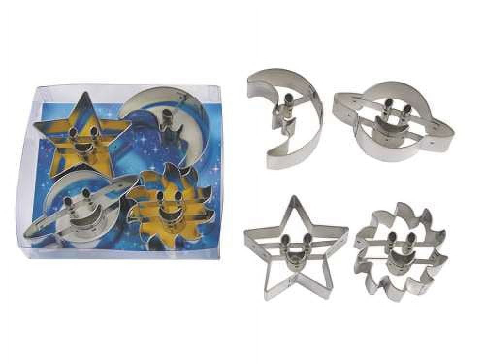R&M International Astro Space 4 Piece Cookie Cutter Set - Walmart.com