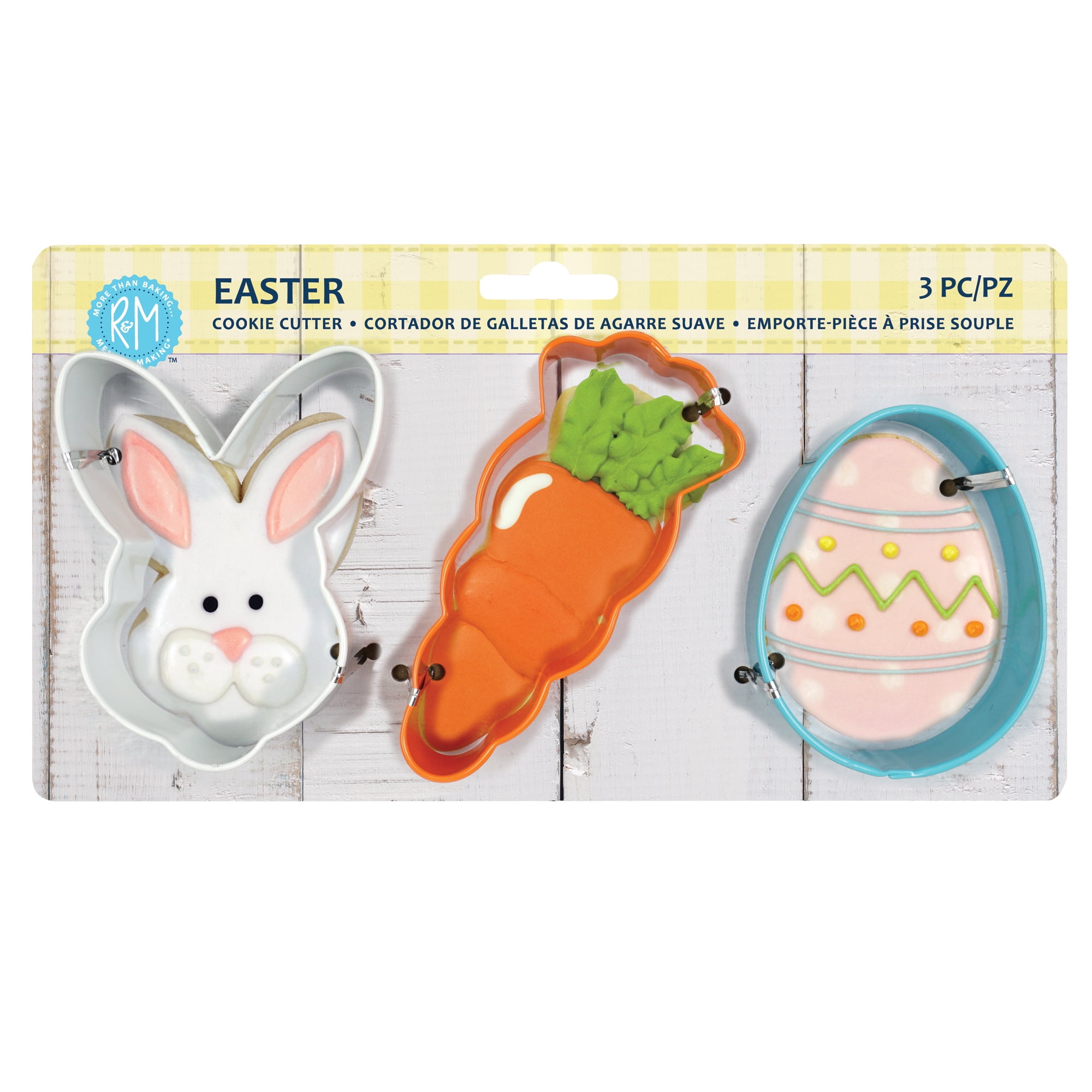 R.M Easter Cookie Cutter Set, 3 Piece, Polyresin, Seasonal Shapes ...