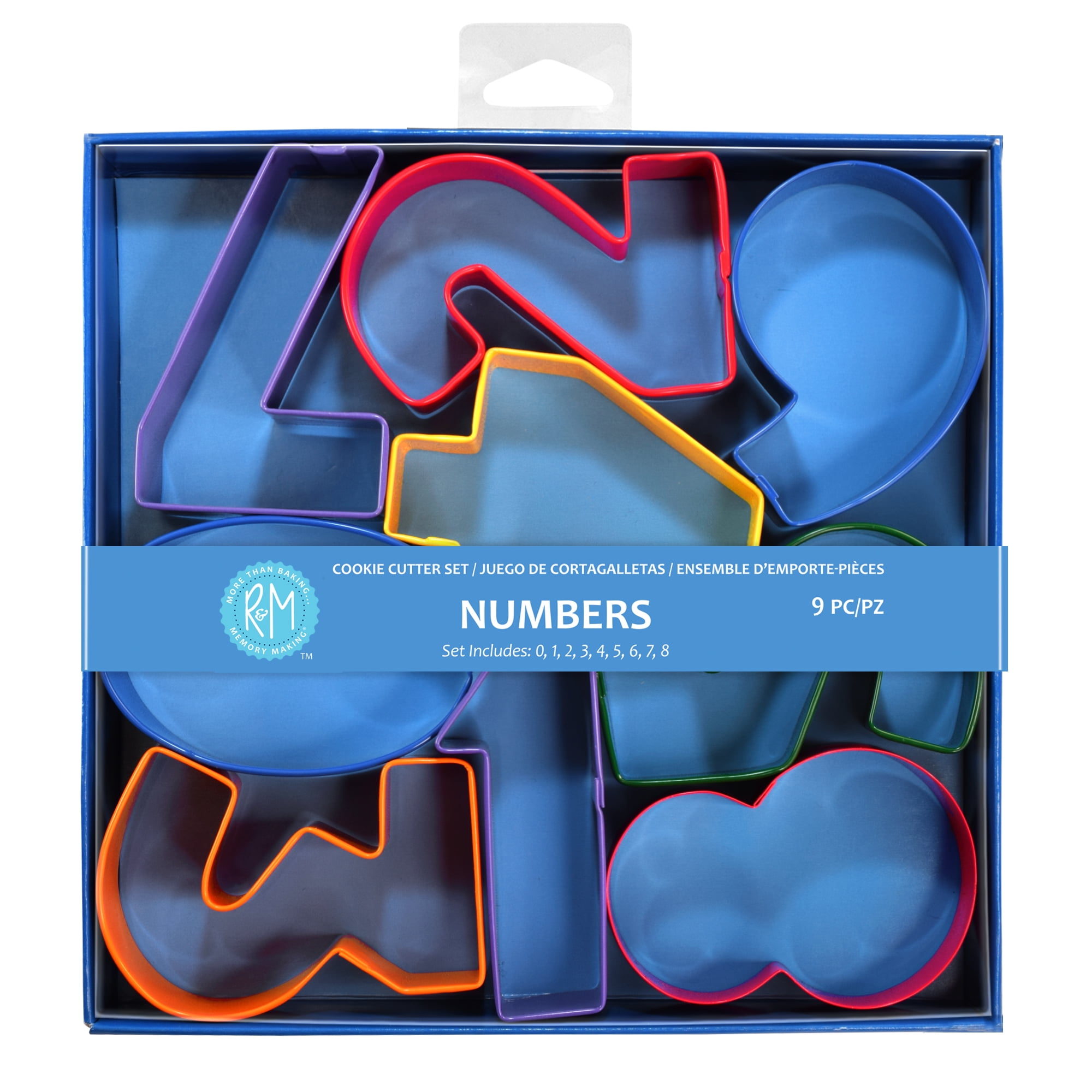 R&M International Numbers 9 Piece Cookie Cutter Set - Walmart.com