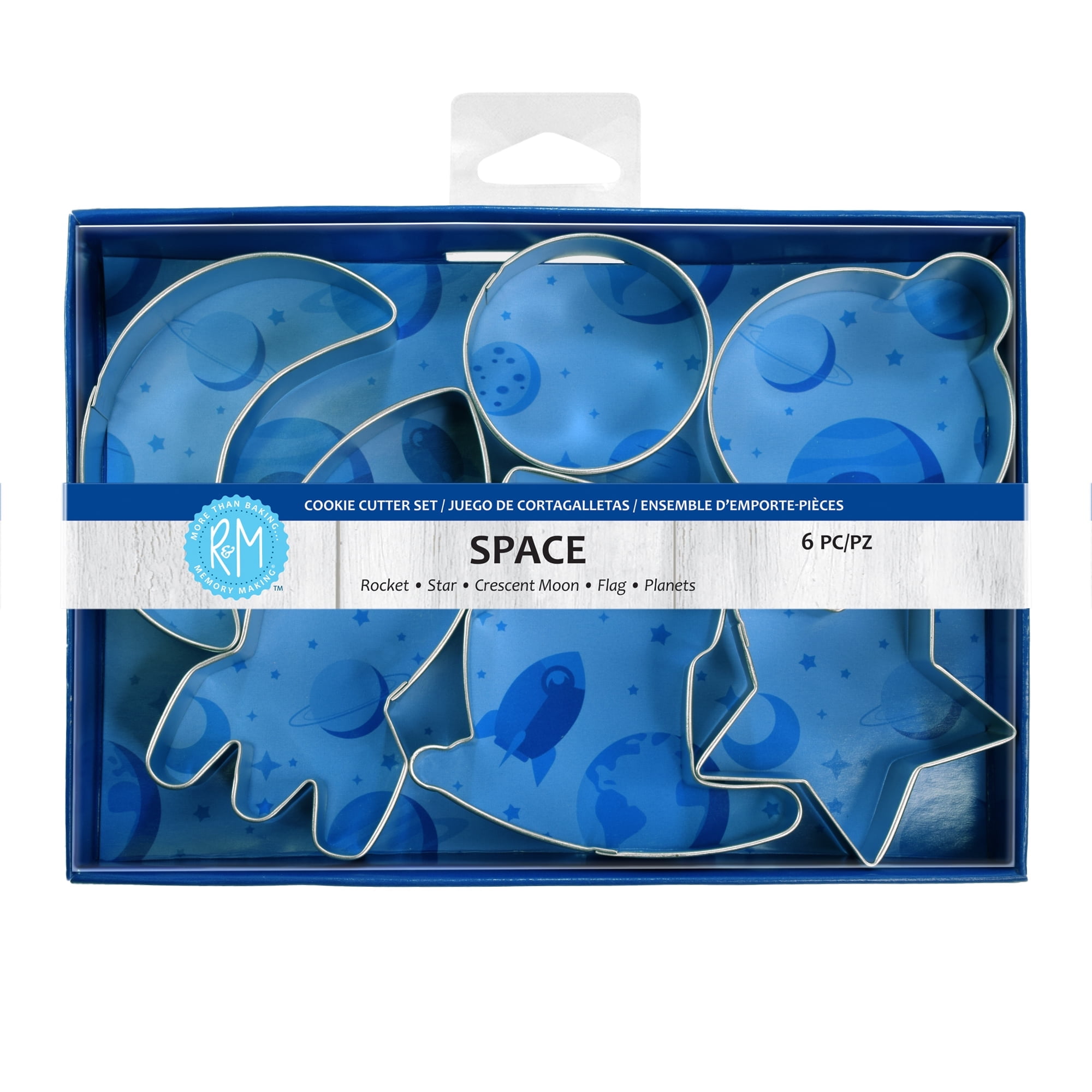 R&M International Space Cookie Cutter 6 Piece Set - Walmart.com