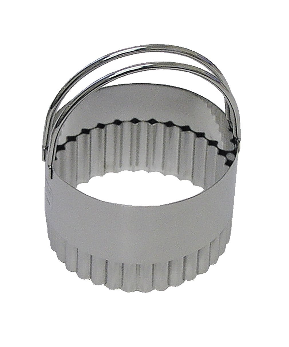 R&M International Stainless Steel 2-3/4" Round Fluted Biscuit Cutter ...