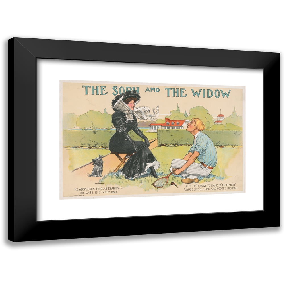 R. P. Ward 24x17 Black Modern Framed Museum Art Print Titled - The Soph ...