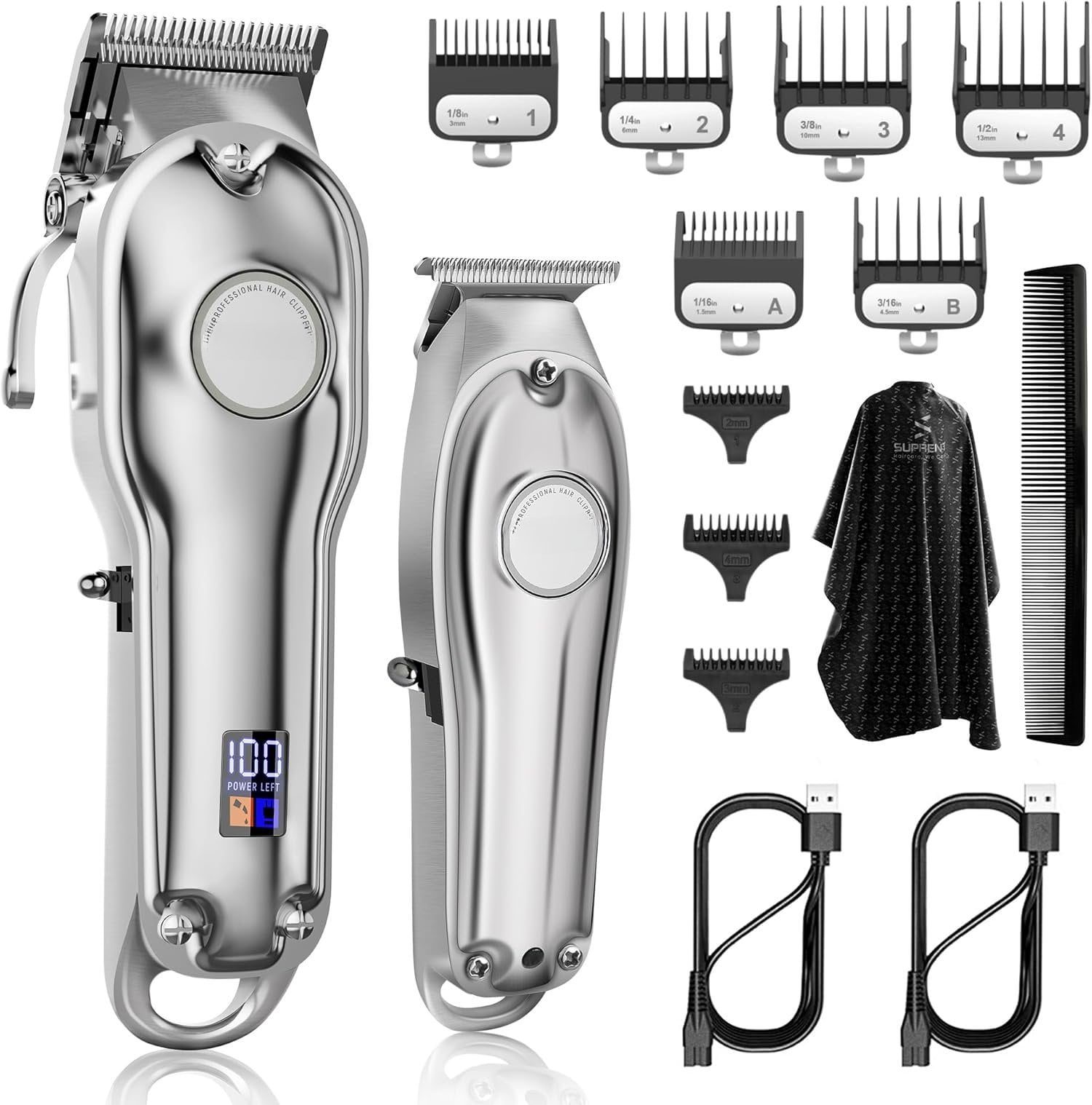 (R) Professional Hair Clippers for Men- Hair Kit & Gap T- Trimmer Combo ...