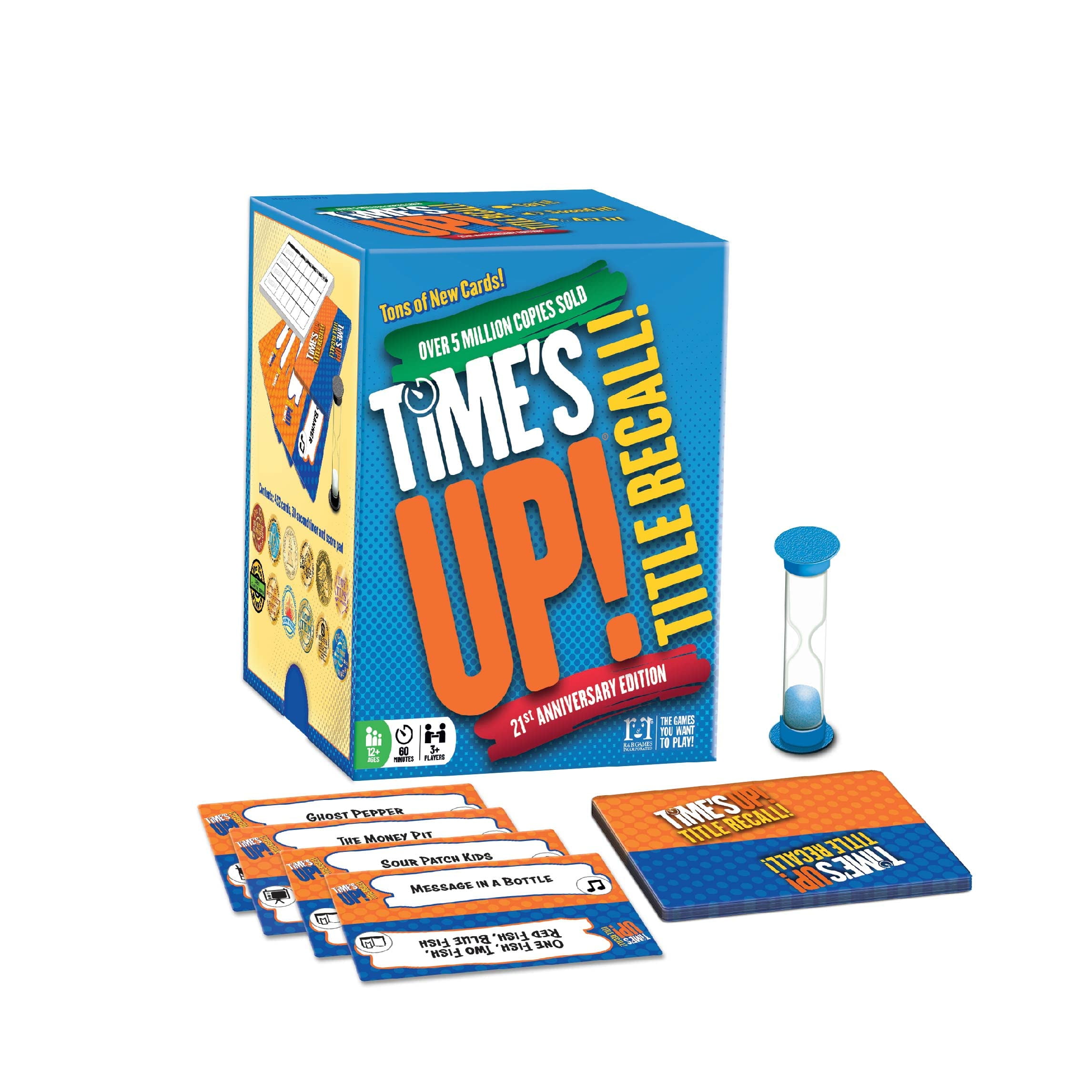 R&R Games Time’s Up!- RRF12 Title Recall, Card Game, Charades Card Game ...