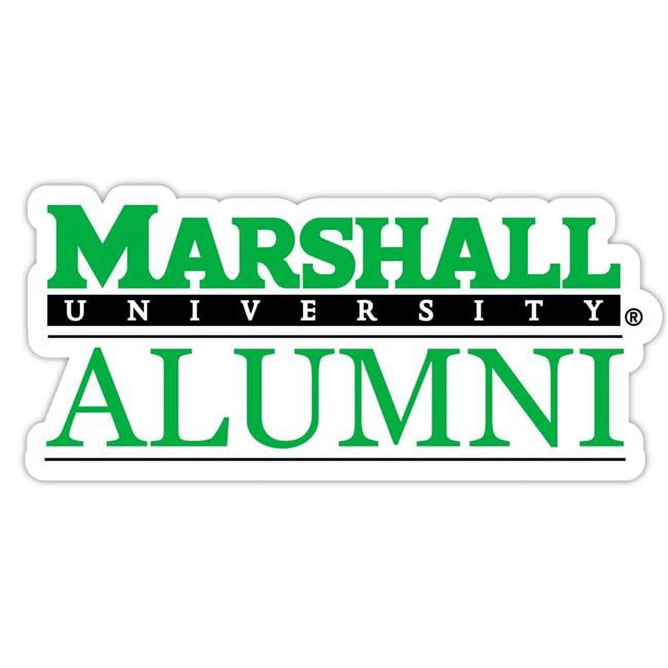 R & R Imports Marshall Thundering Herd 4 in. Laser Cut Alumni Vinyl ...