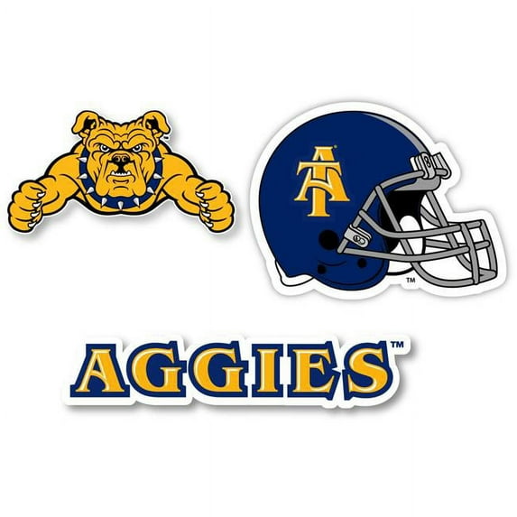 R & R Imports STC3P-C-NCAT20 North Carolina A&T State Aggies Vinyl ...