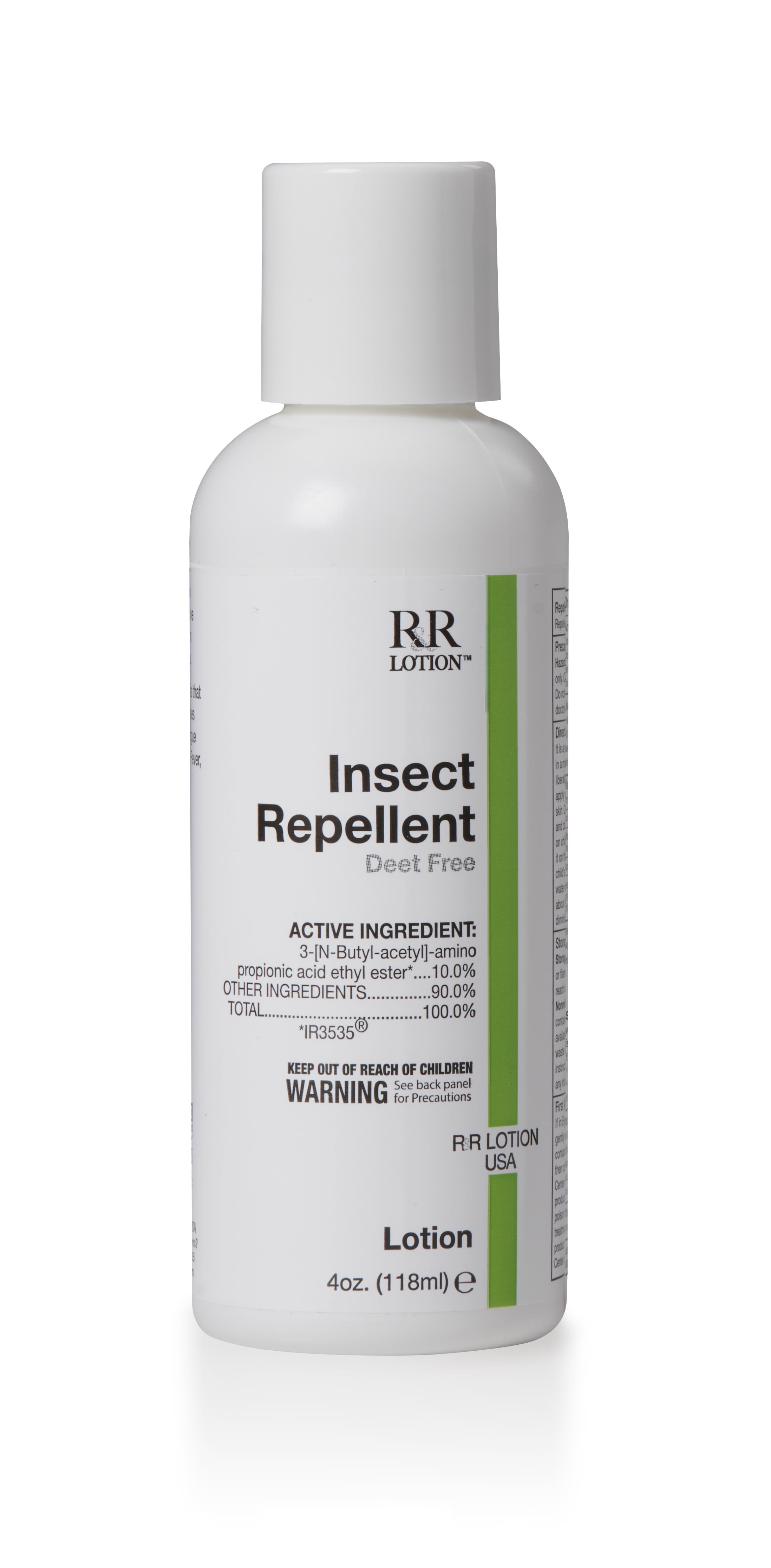 R&R Lotion Industrial Insect Repellent 4oz - Deet Free, Odorless, 8 ...
