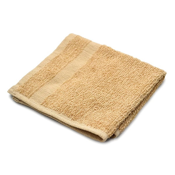 R & R Textile Wash Cloth,12 in L,Beige X03110 - Walmart.com