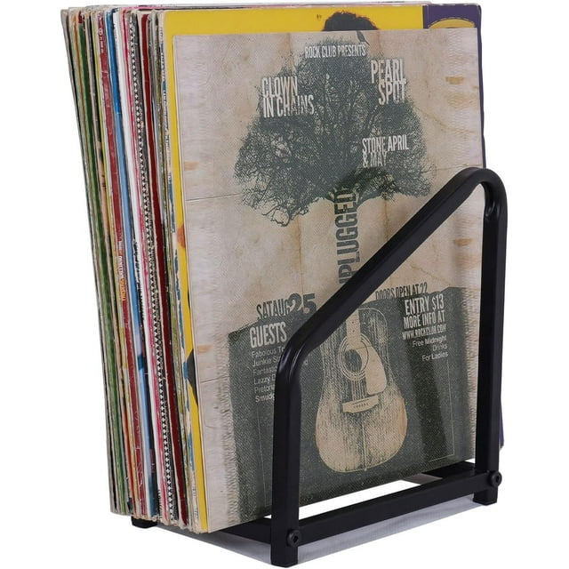 R RUIMEI Vinyl Record Storage - Stackable with 30 Albums - 7 or 12 inch ...