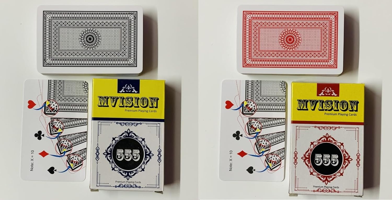 R.S.Magic Tricks 555 Mvision Premium Marked Deck Cheating Playing Cards Games Pack Of 2 For ...