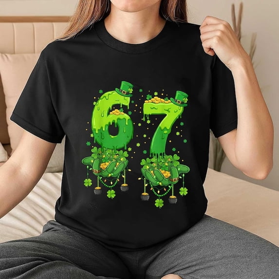 R St Patrick Dahirt, 67 S1HAmR1OC1KS St Patrick's Day T-S1Hirt Lucky ...