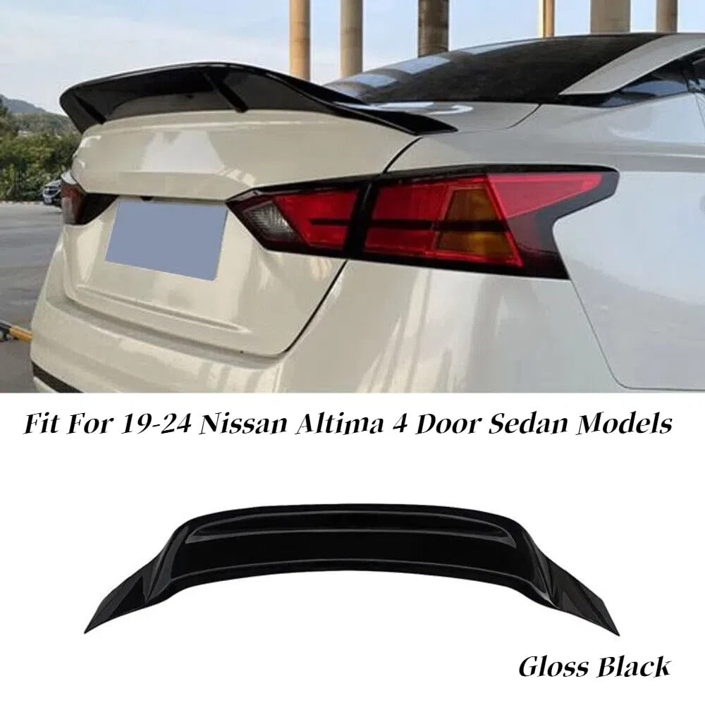 R Style Gloss Black Duckbill Rear Trunk Spoiler Wing For Nissan Altima ...
