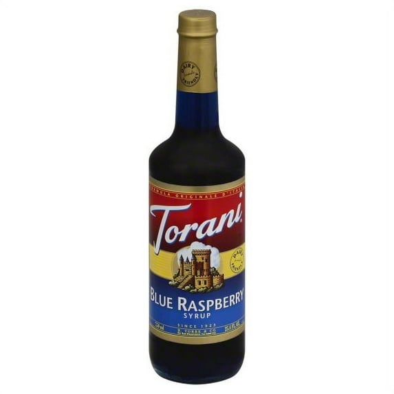 Torani Blue Raspberry Syrup, 25.4 oz Bottle, Perfect for Drinks and ...