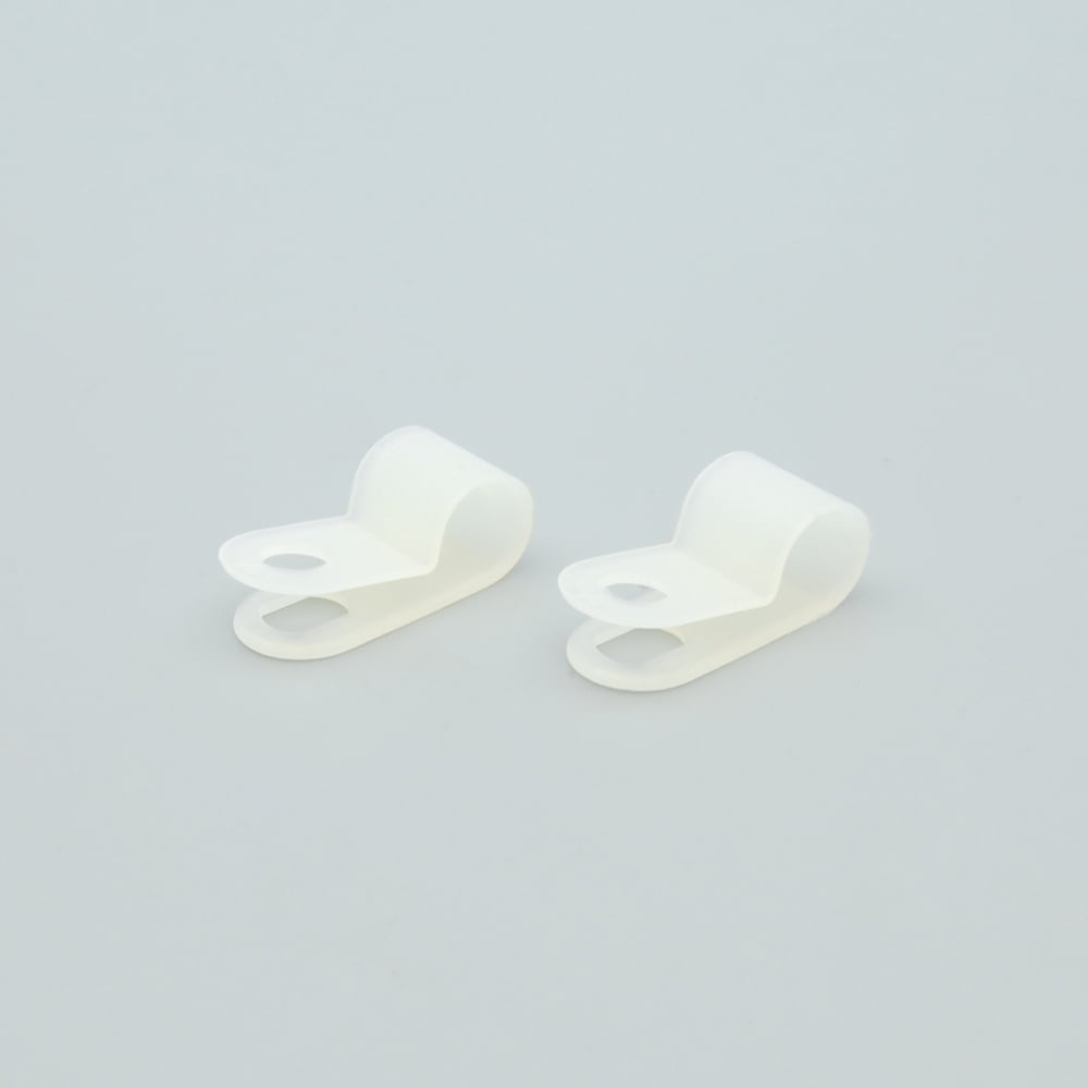 R-Type Cable Clamp 1/4" Clear (100 Pack) - Walmart.com