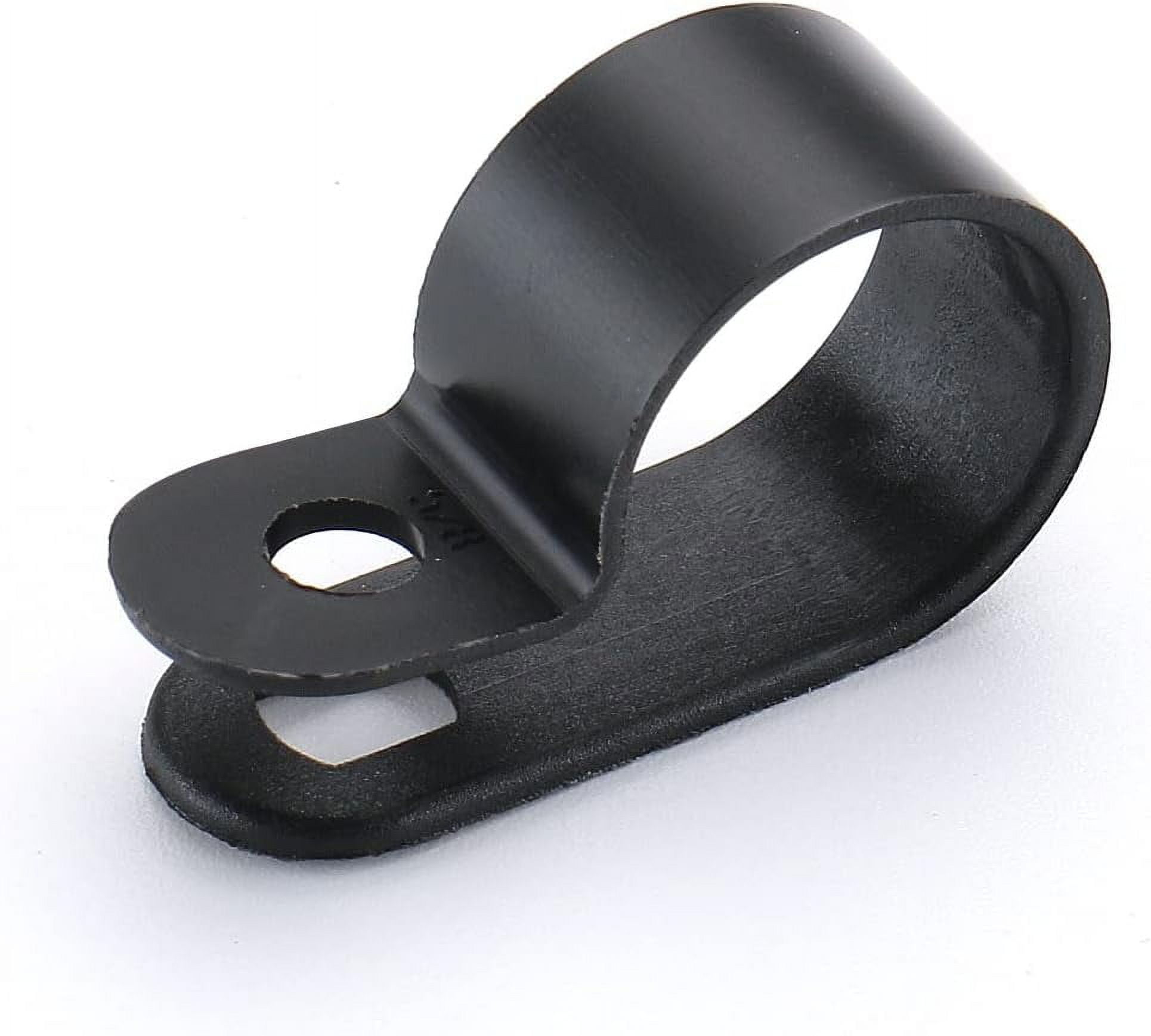 R-Type Cable Clamp 5/8 Inch Black UC-4 Pack of 50 - Walmart.com