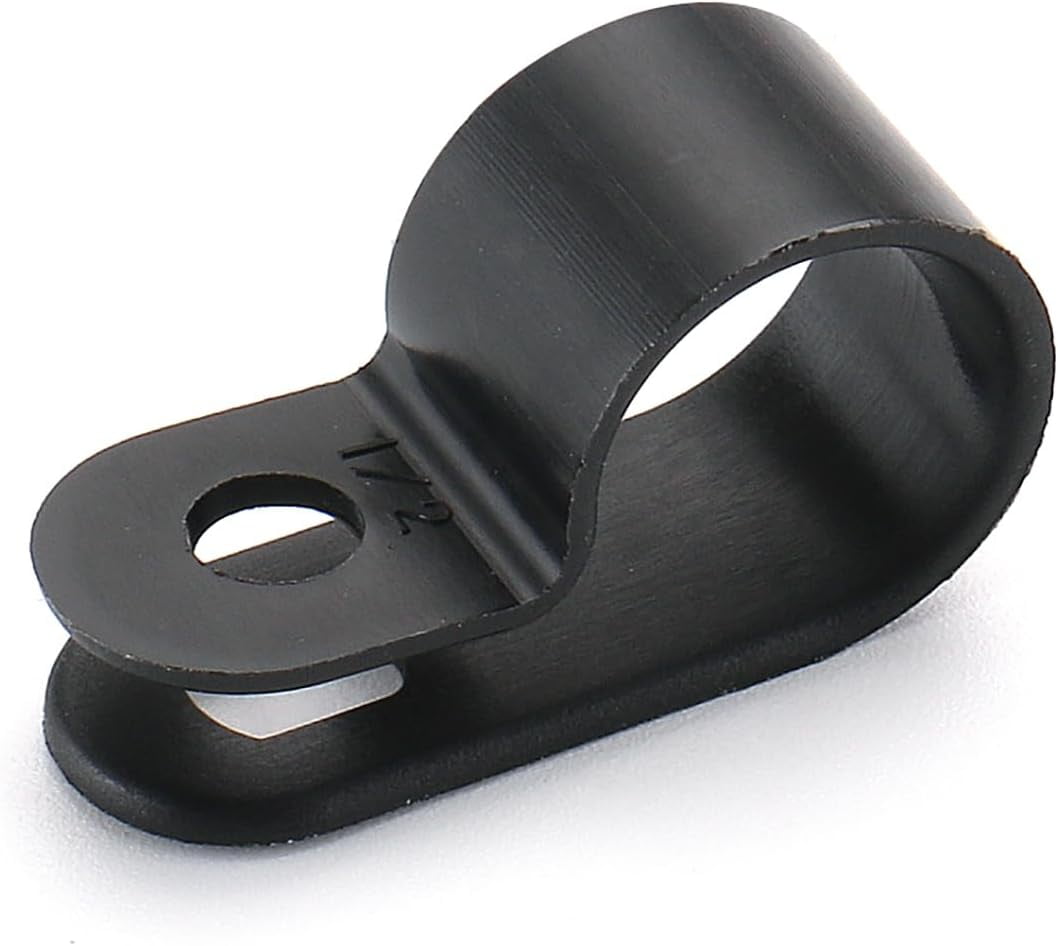 R-Type Cable Clamp 5/8 Inch Black UC-4 Pack of 50 - Walmart.com