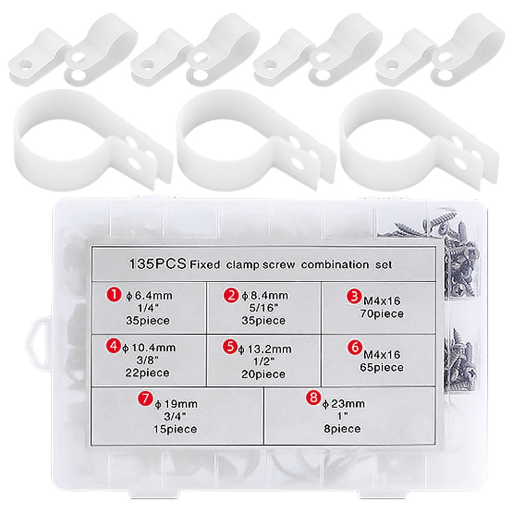 R Type Clamp Cable Clips Rope Light Mounting Clips Clips for Telephone ...