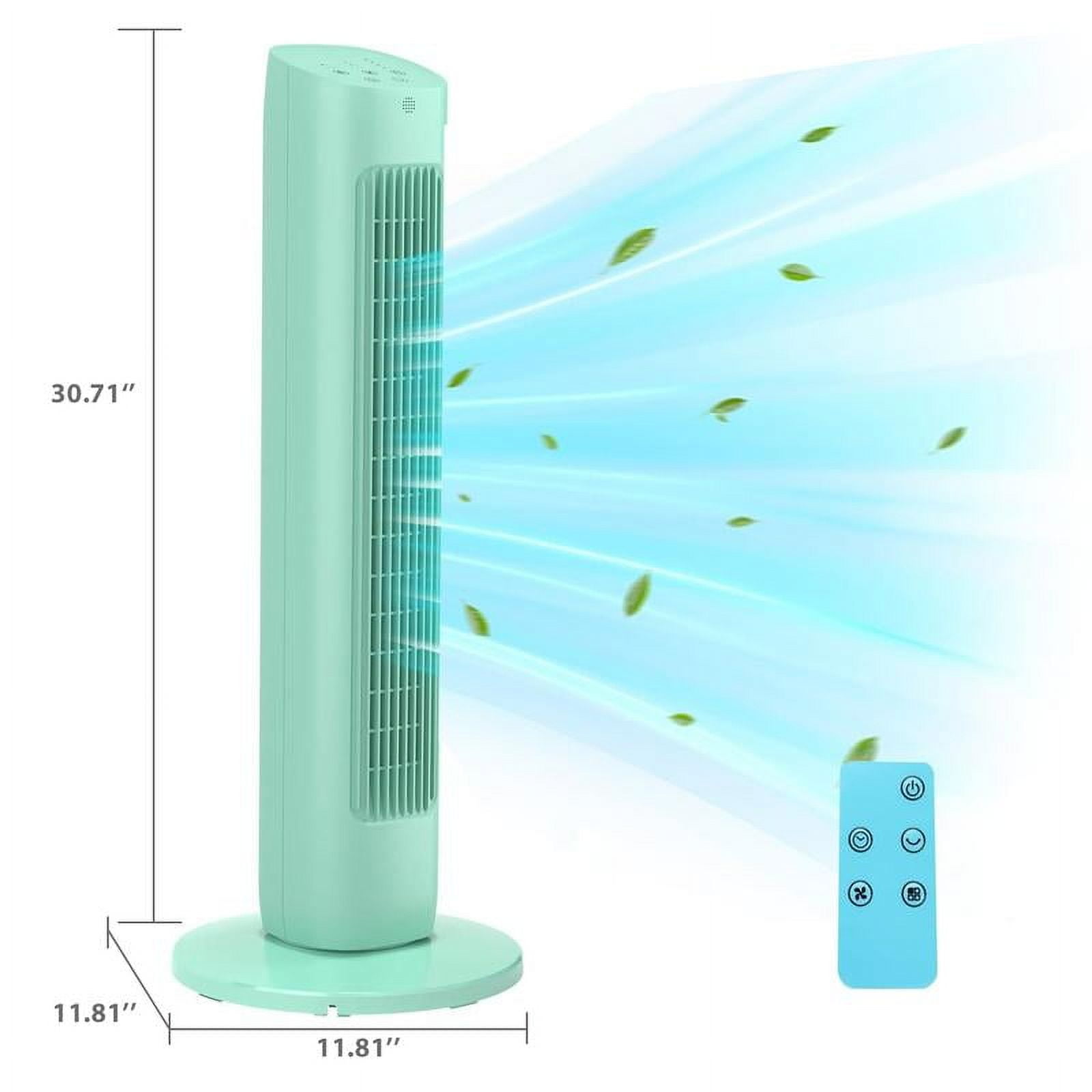 R.W.FLAME Tower Fan, Oscillation fan with Remote Control, Standing fan ...