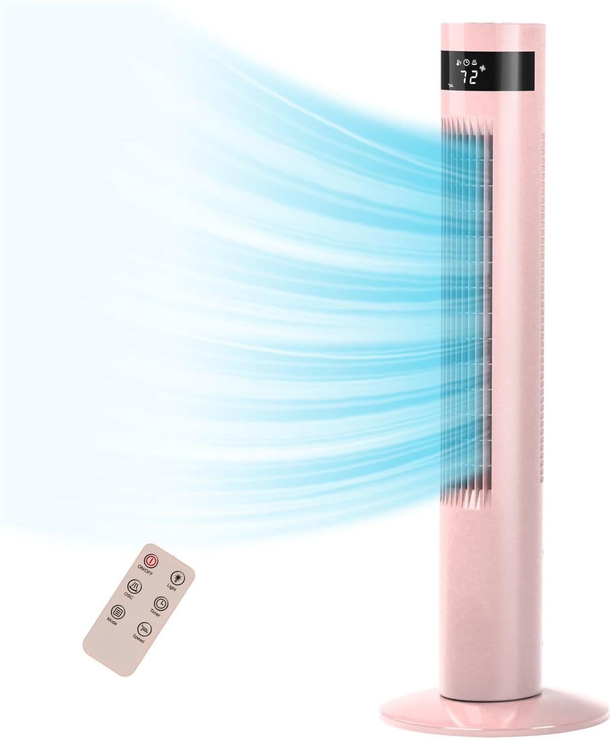 R.W.FLAME Tower Fan with Remote Control, Standing Fan for Office ...