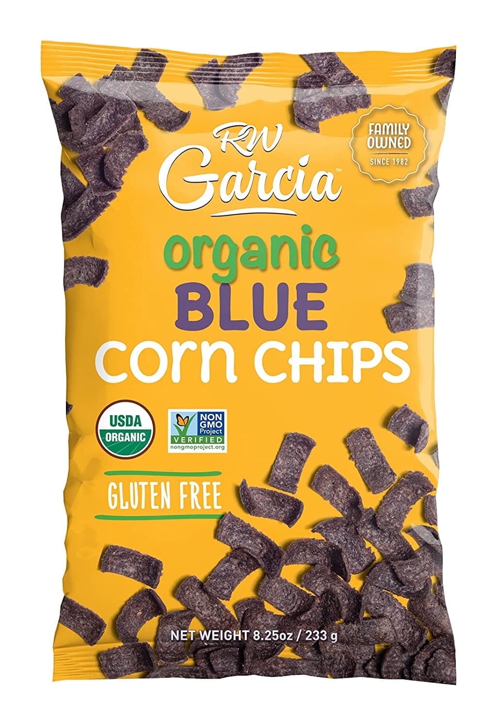 R. W. Garcia Organic Corn Chips Blue Corn - 7.5 oz - Walmart.com