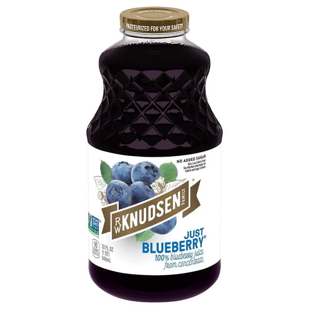 R.W. Knudsen Family Just Juice Blueberry - 32 fl oz Pack of 4 - Walmart.com