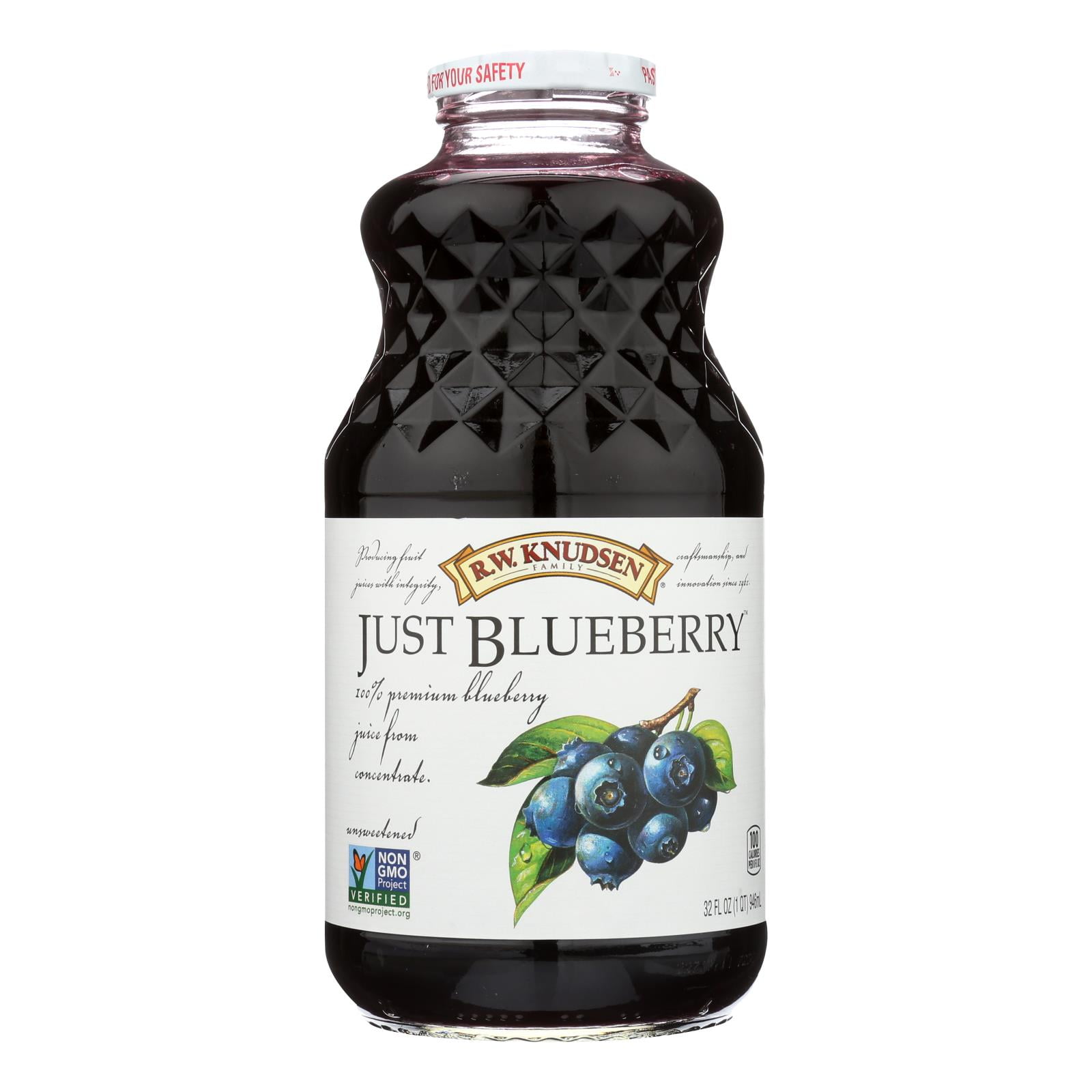 R.W. Knudsen Just Blueberry Juice Concentrate, 100% Fruit, Case of 6 ...