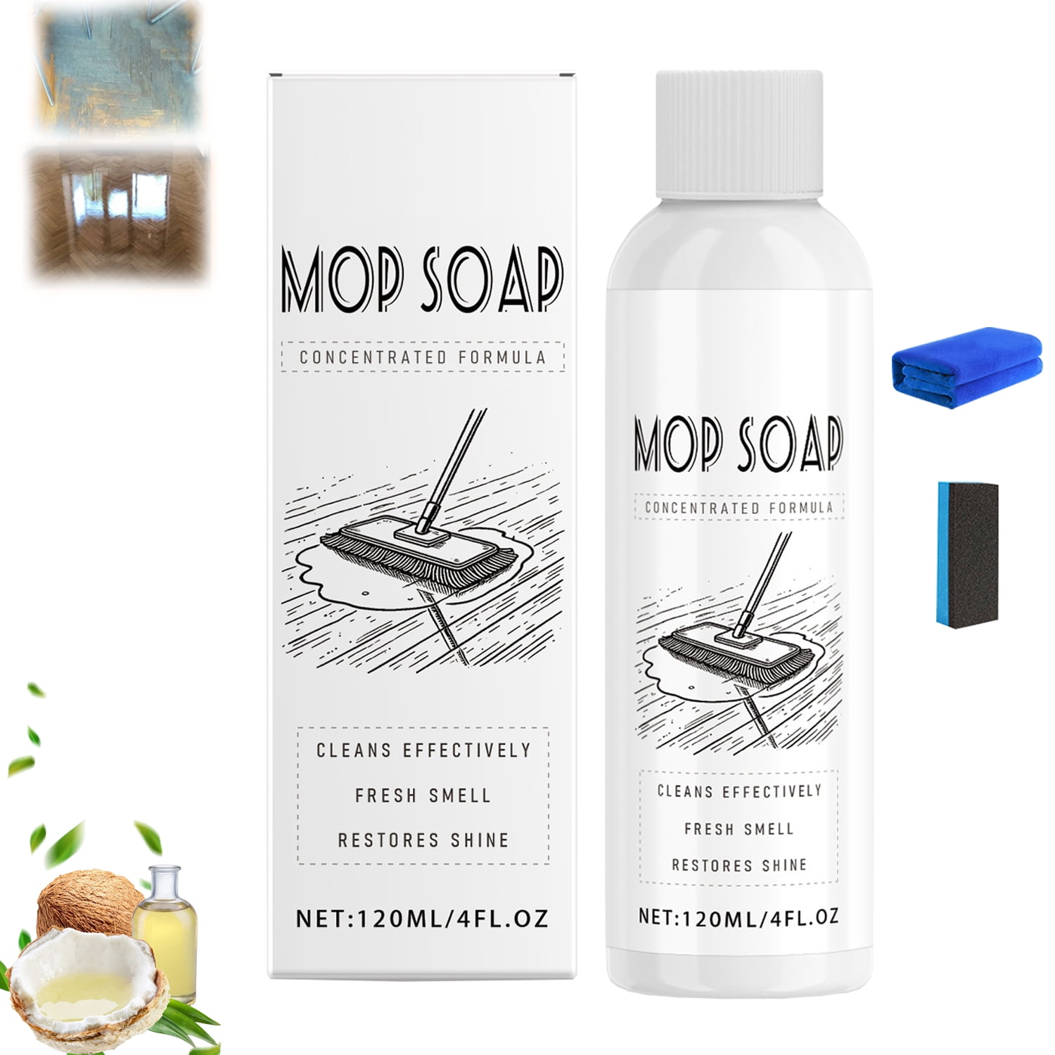 R&W Mop Soap, Blyss Mop Soap, Mop Soap for Floor Cleaning, R&w Mop Soap Brazilian Wave, Blyss ...
