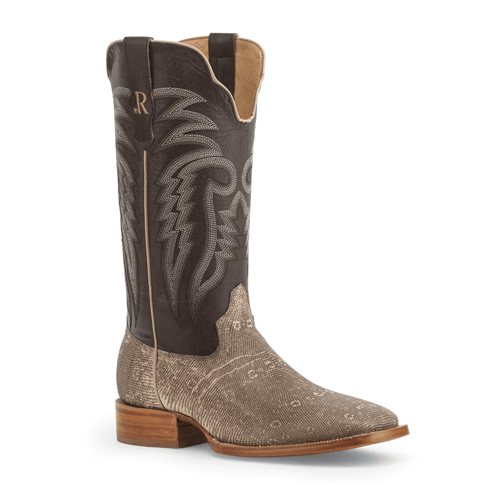 R. Watson Natural Ring Lizard Chocolate - Boot Mens Western - Rw7900-2 ...