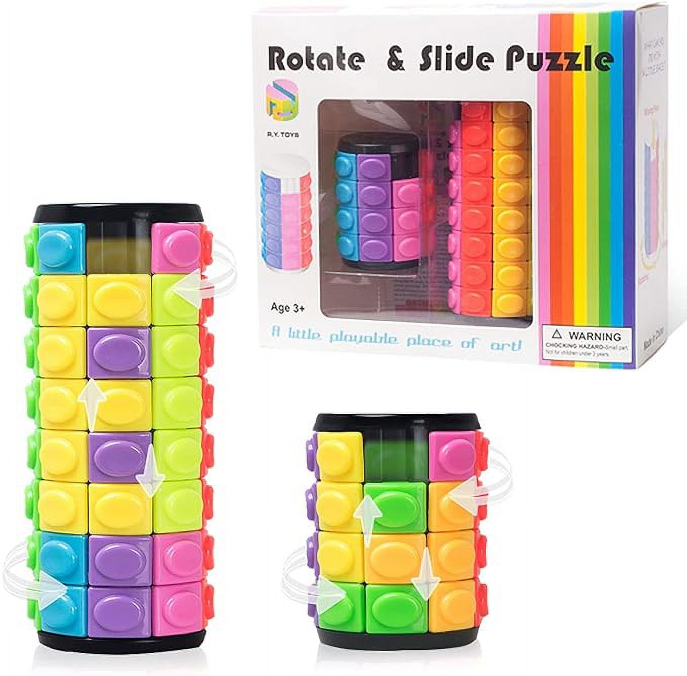 R.Y.TOYS Rotate and Slide Puzzle-Design Patent,Fidget Toys(Restore ...