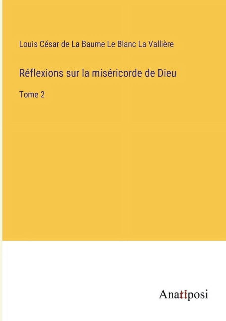 RÃ©flexions sur la misÃ©ricorde de Dieu: Tome 2, (Paperback) - Walmart.com