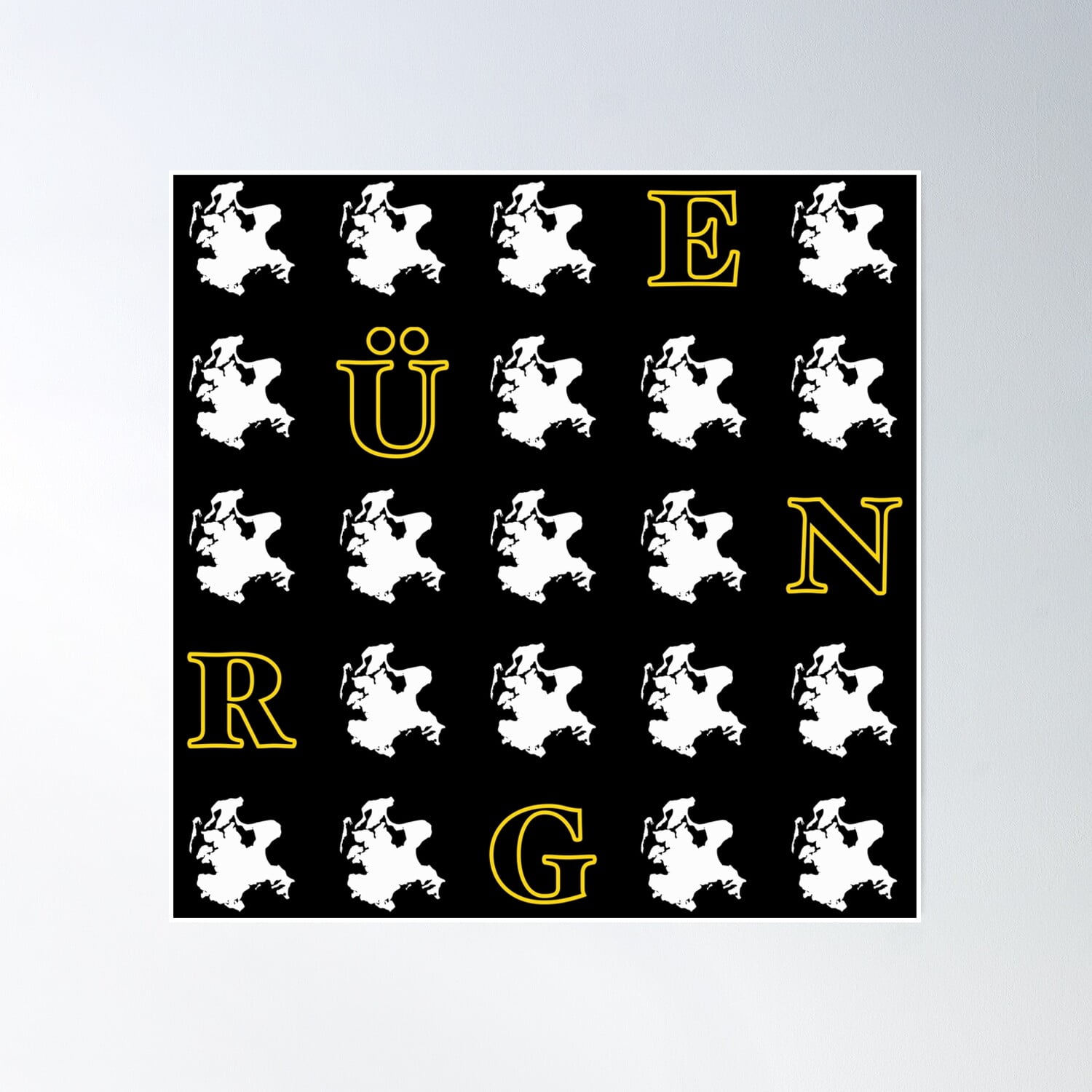 Rügen - Germany'S Favorite Island Baltic Sea Gold Poster Wall Art ...