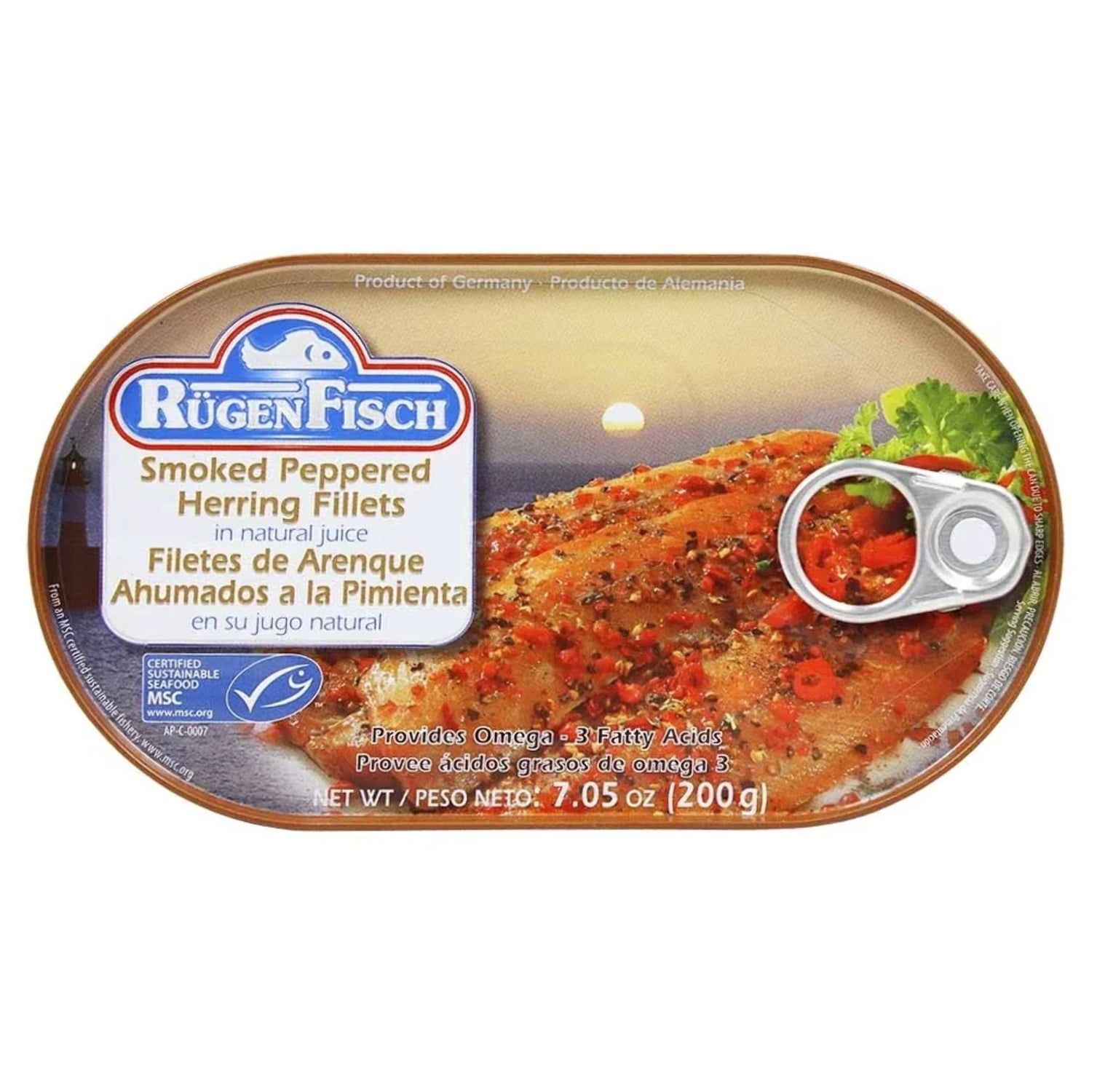 Rügenfisch Herring Fillets with Pepper - Walmart.com