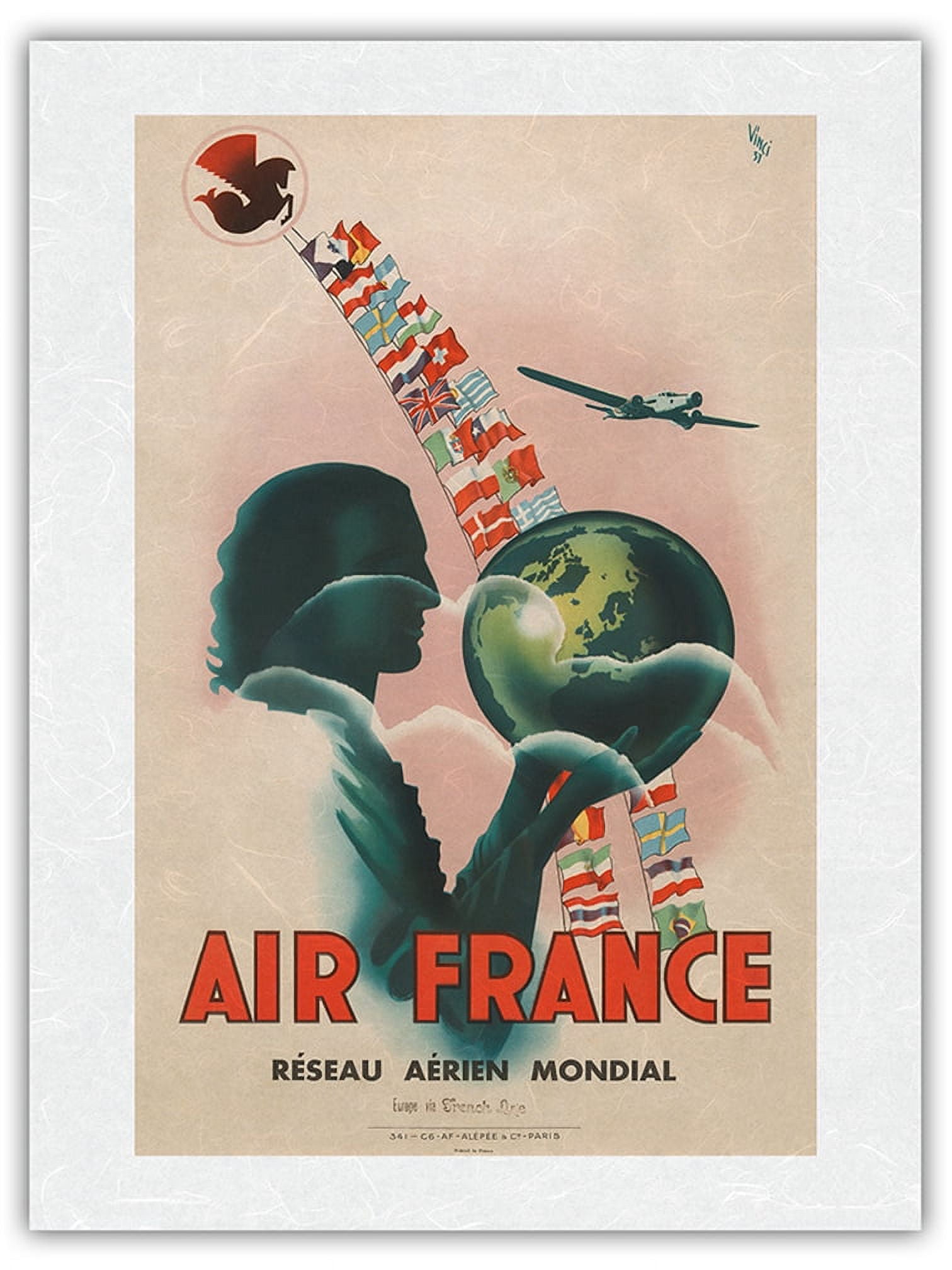 Réseau Aérien Mondial (World Air Network) - France - Vintage Airline ...
