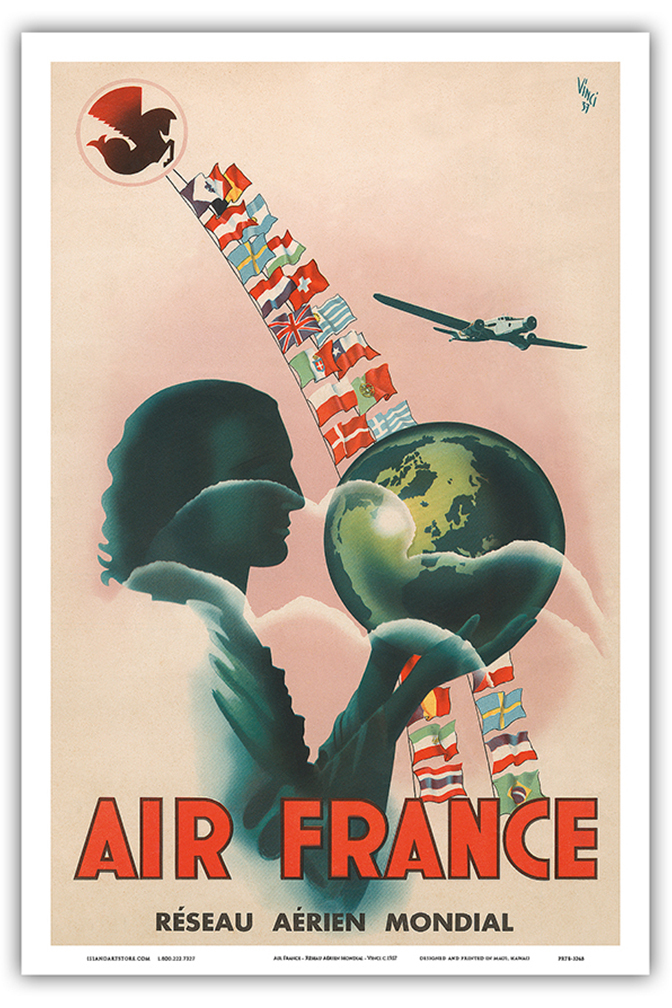 Réseau Aérien Mondial (World Air Network) - France - Vintage Airline ...