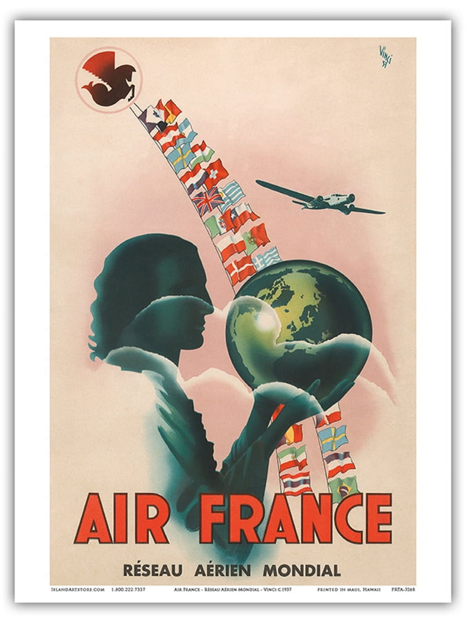 Réseau Aérien Mondial (World Air Network) - France - Vintage Airline ...