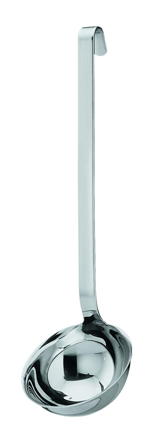 R√∂sle Stainless Steel Hooked Handle Ladle with Pouring Rim, 2.7-Ounce ...