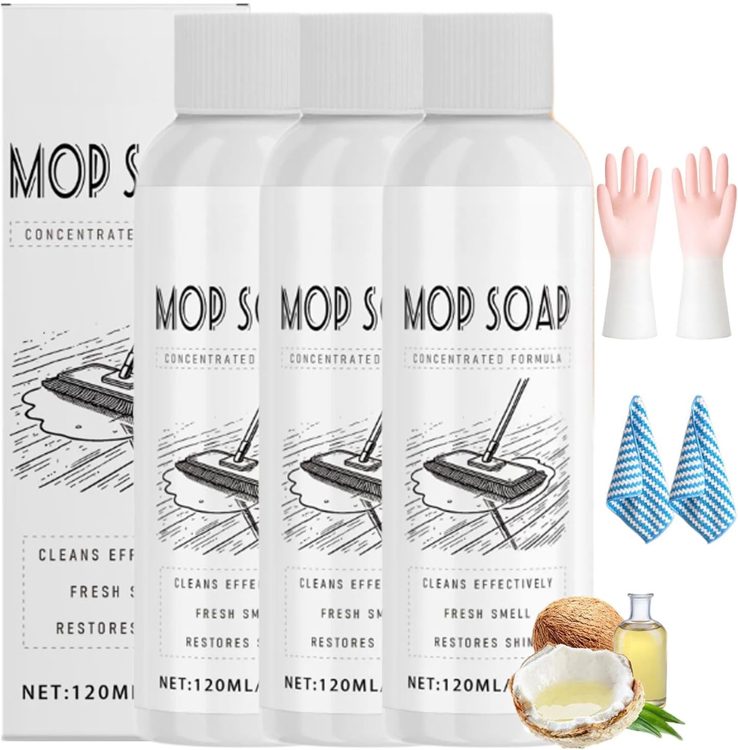 R&w Mop Soap, R & W Mop Soap for Floor Cleaning Scented, R&w Co Mop Soap Brazilian Waves, R and ...