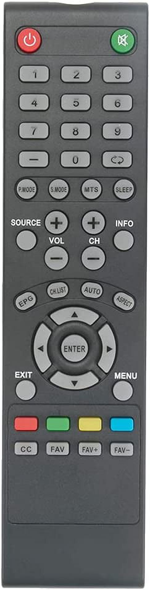R0032REM Replacement Remote Control Compatible with RCA TV RLDED5078A ...