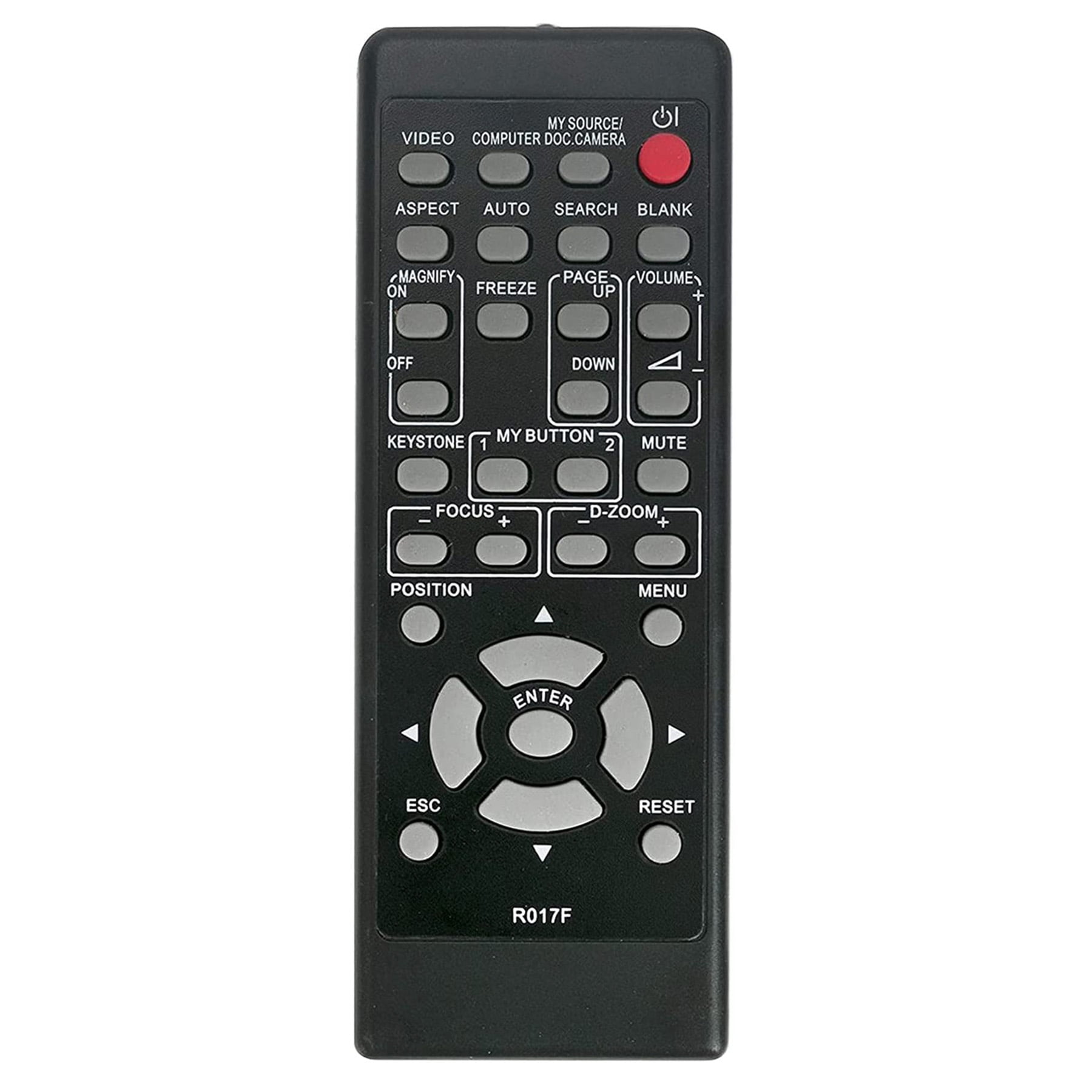 R017F Replacement Remote Control, Fit for Hitachi LCD LED Projector ...