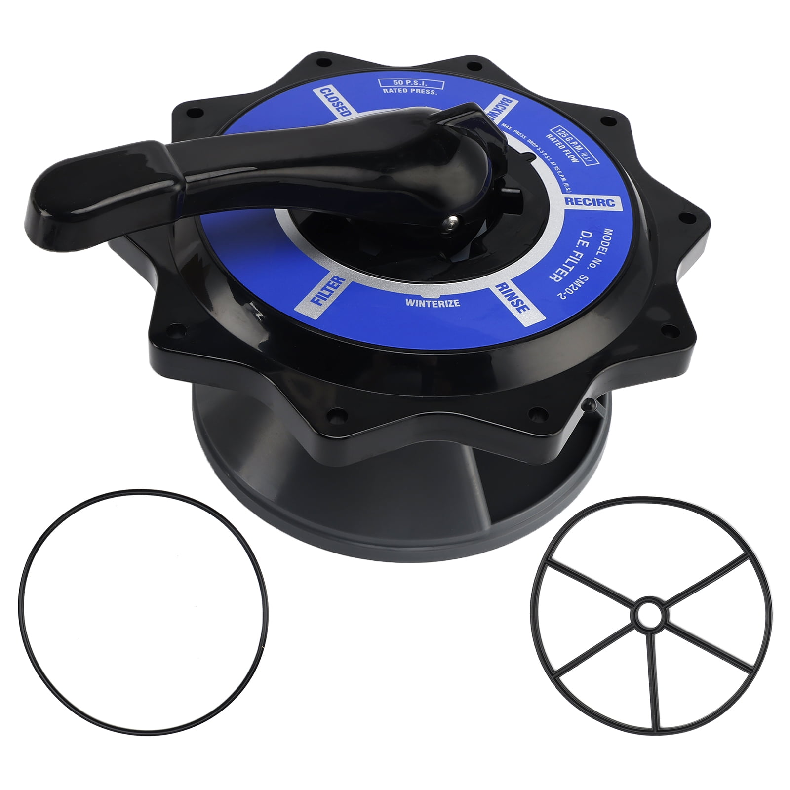 R0443900 2" Top Valve Assembly for Zodiac Jandy Multiport Valve ...