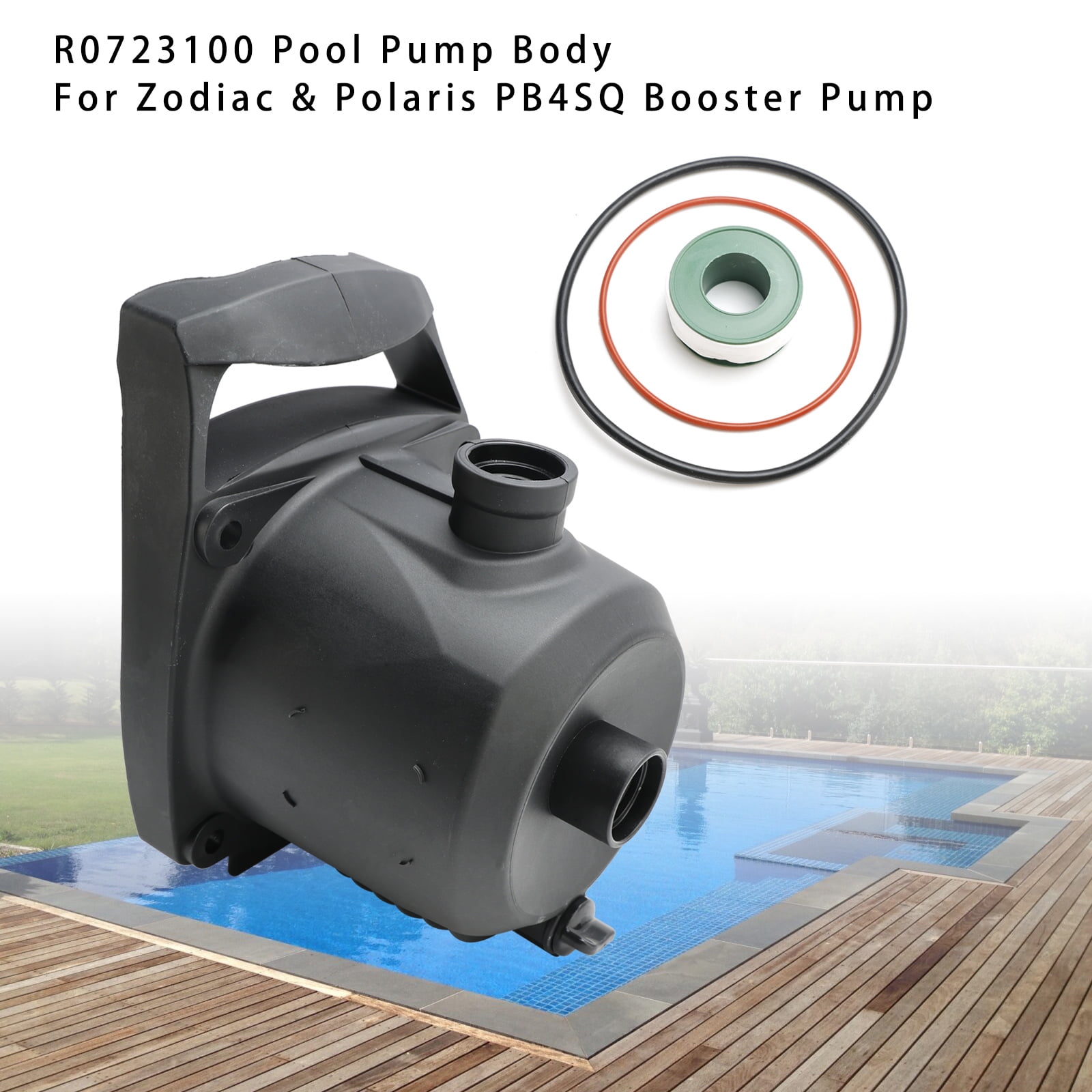 R0723100 Pool Pump Body For Zodiac & Polaris PB4SQ Booster Pump ...