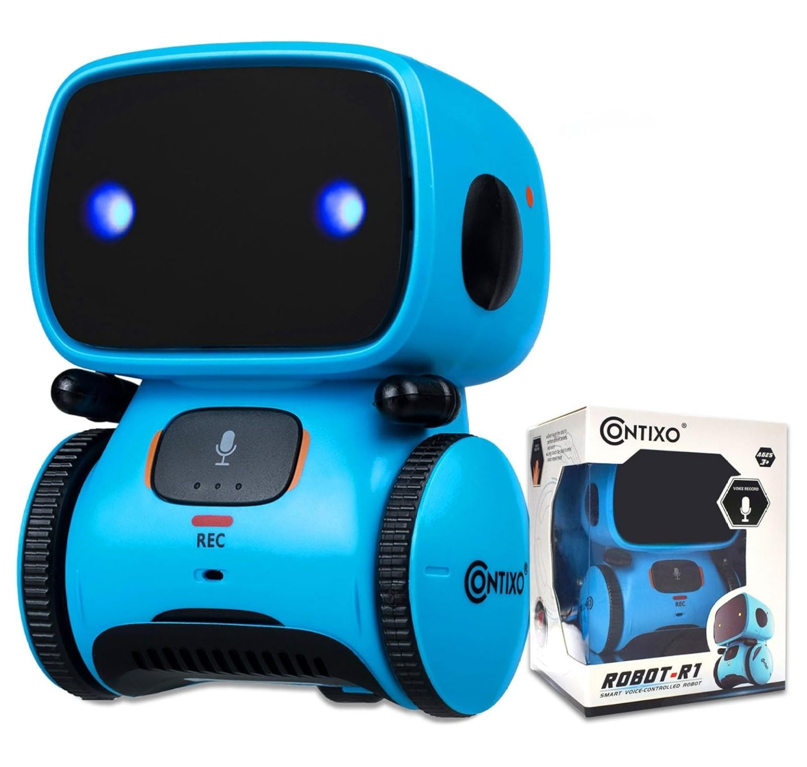 R1 Robot Toys for Kids, Blue Interactive Smart Robots with Voice ...