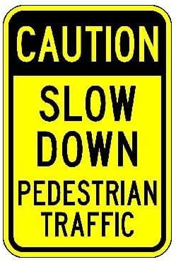 R10-25 - Push Button to Turn On Warning Lights Sign - 12 x 18 Inches ...