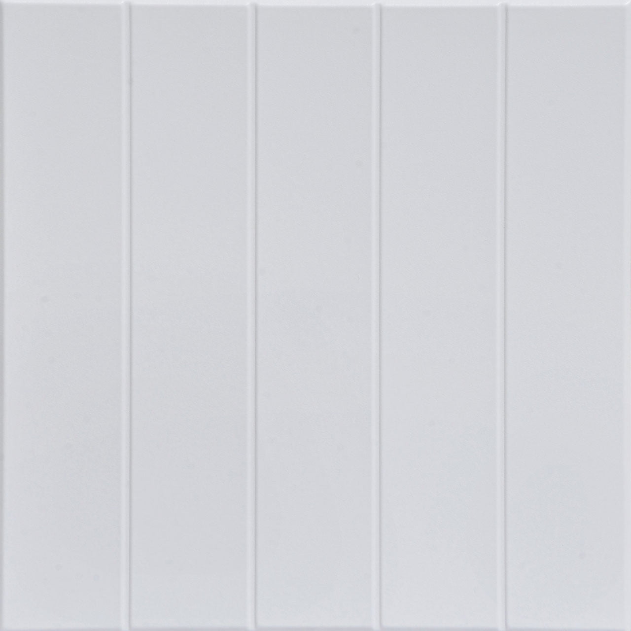 R104 - Bead Board Foam Glue-up Ceiling Tile in Ultra Pure White - Satin ...