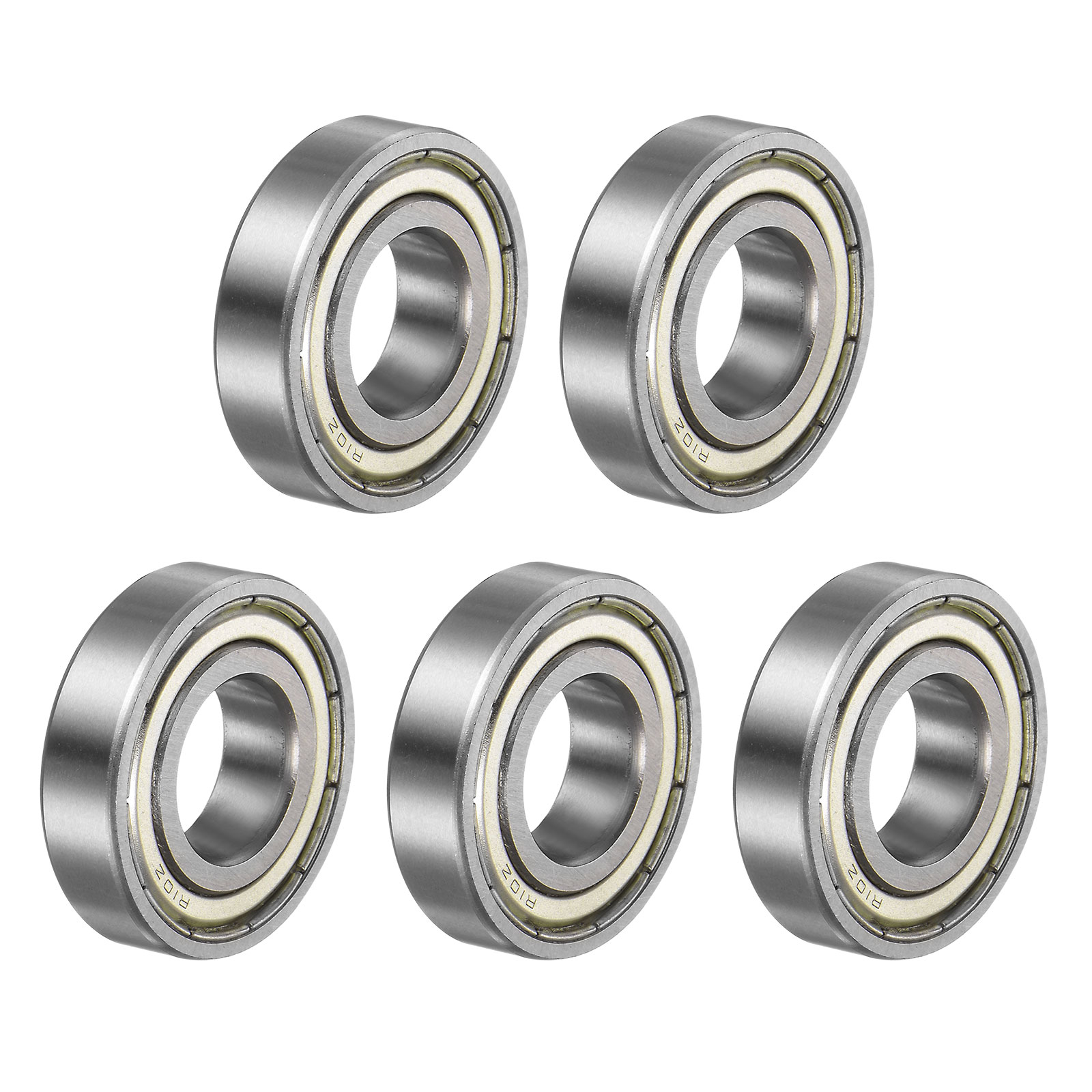 R10ZZ Deep Groove Ball Bearing, 5/8" x 1 3/8" x 11/32" Chrome Steel Z2 ...