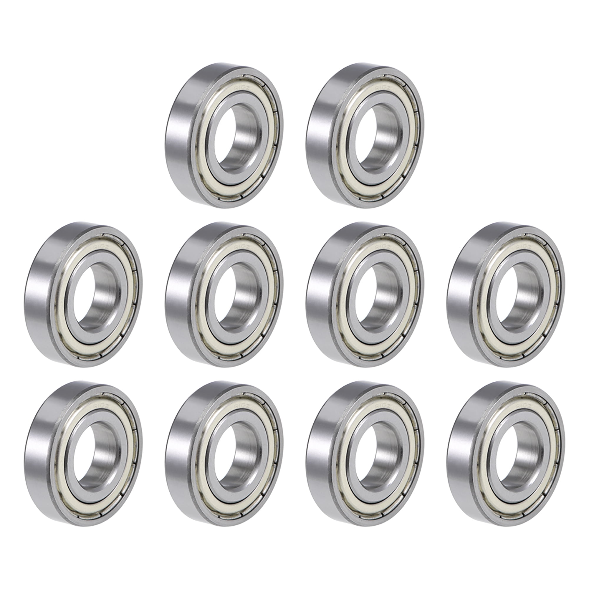 Uxcell Deep Groove Ball Bearings Inch Double Shielded Chrome Steel ...