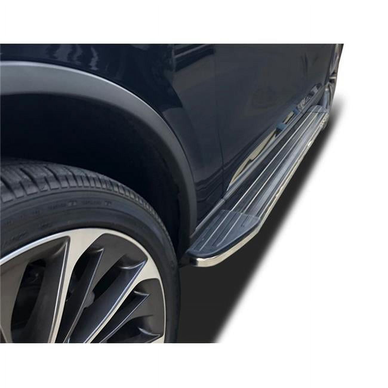 R11 Series Running Board for 2020-2022 Lincoln Aviator, Black & Chrome ...